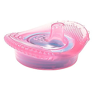 The First Years SenseAbles Teethe-Around Silicone Sensory Trainer Cup, 7 oz - Pink