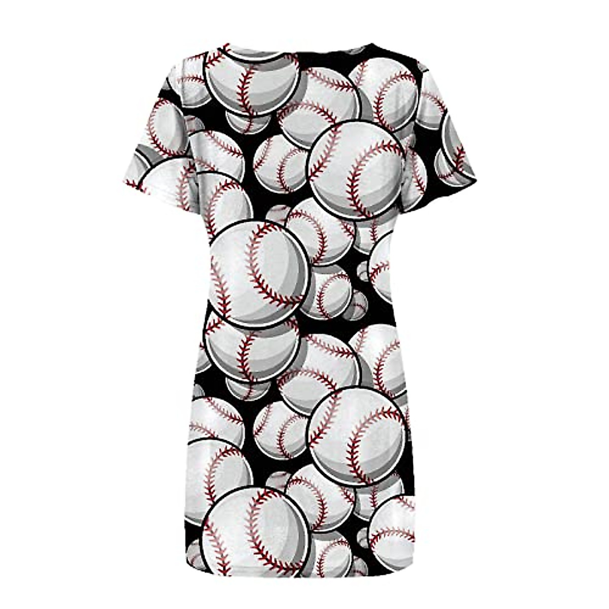 Hfnxid Women's 2023 Long Sleeve Smocked Dress Warehouse Clearance 3/4 Sleeve Loose Long Maxi Dresses with Pockets Knot Long Sleeve V Neck Tiered Ruffle Skater Dress White