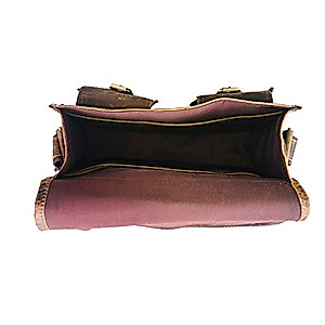 Ruzioon buffalo Leather Crossbody Purse Women Shoulder Bag Satchel Ladies Travel Purse Genuine Leather