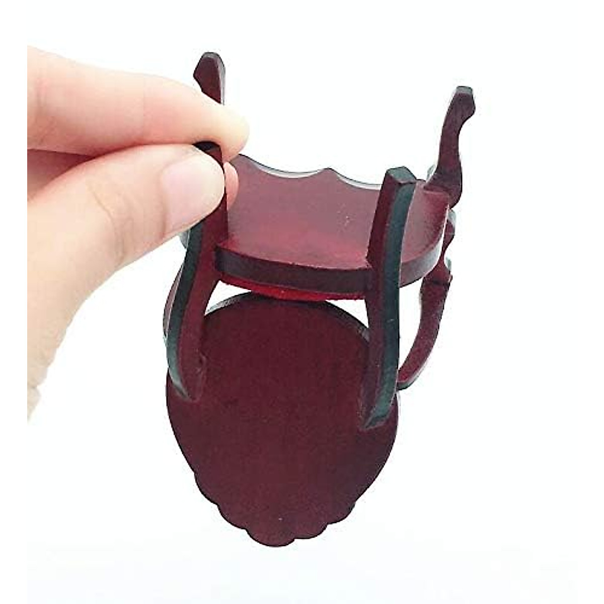 EatingBiting 1:12 Dollhouse Miniature Vintage Retro Single Sofa Chair Furniture for Living Room,Bed Room, Kitchen, Retro Vintage Designed Dolls House Miniature Furniture Action Figures Accessory