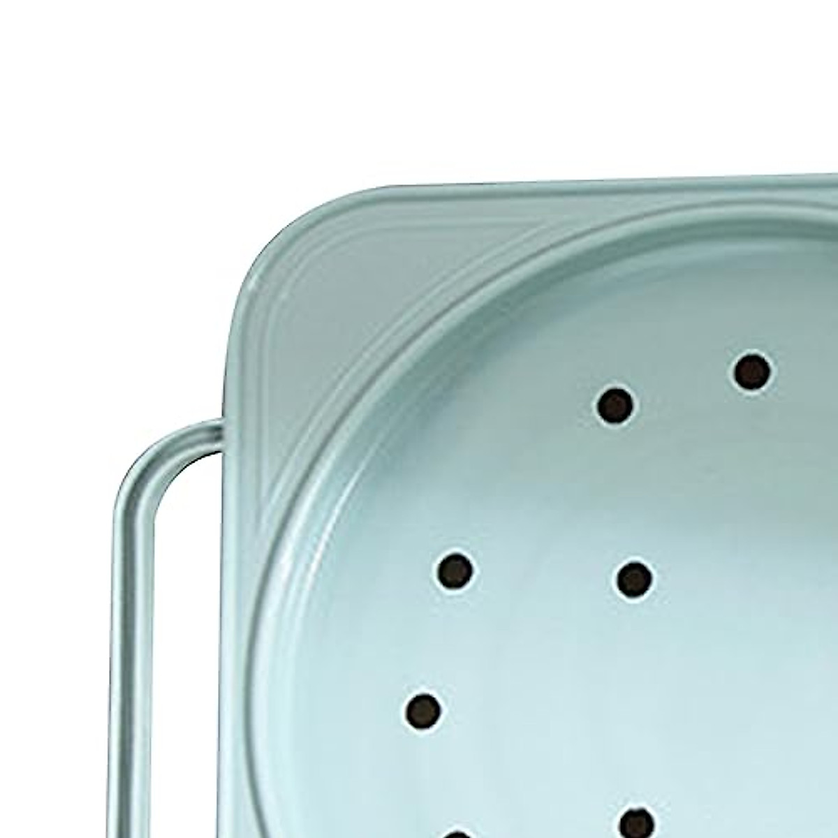 Generic Flower Caddy Flower Pot Rack Holder with Wheels Multipurpose Durable Indoor Outdoor Plant Stand Movable Tray for Plant Pot for Indoor, Garden, L Blue