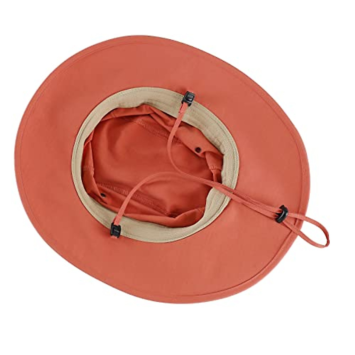 Home Prefer Summer UPF 50+ Men's Sun Hat Wide Brim Fishing Hat Womens Bucket Safari Hat (Burnt Orange)