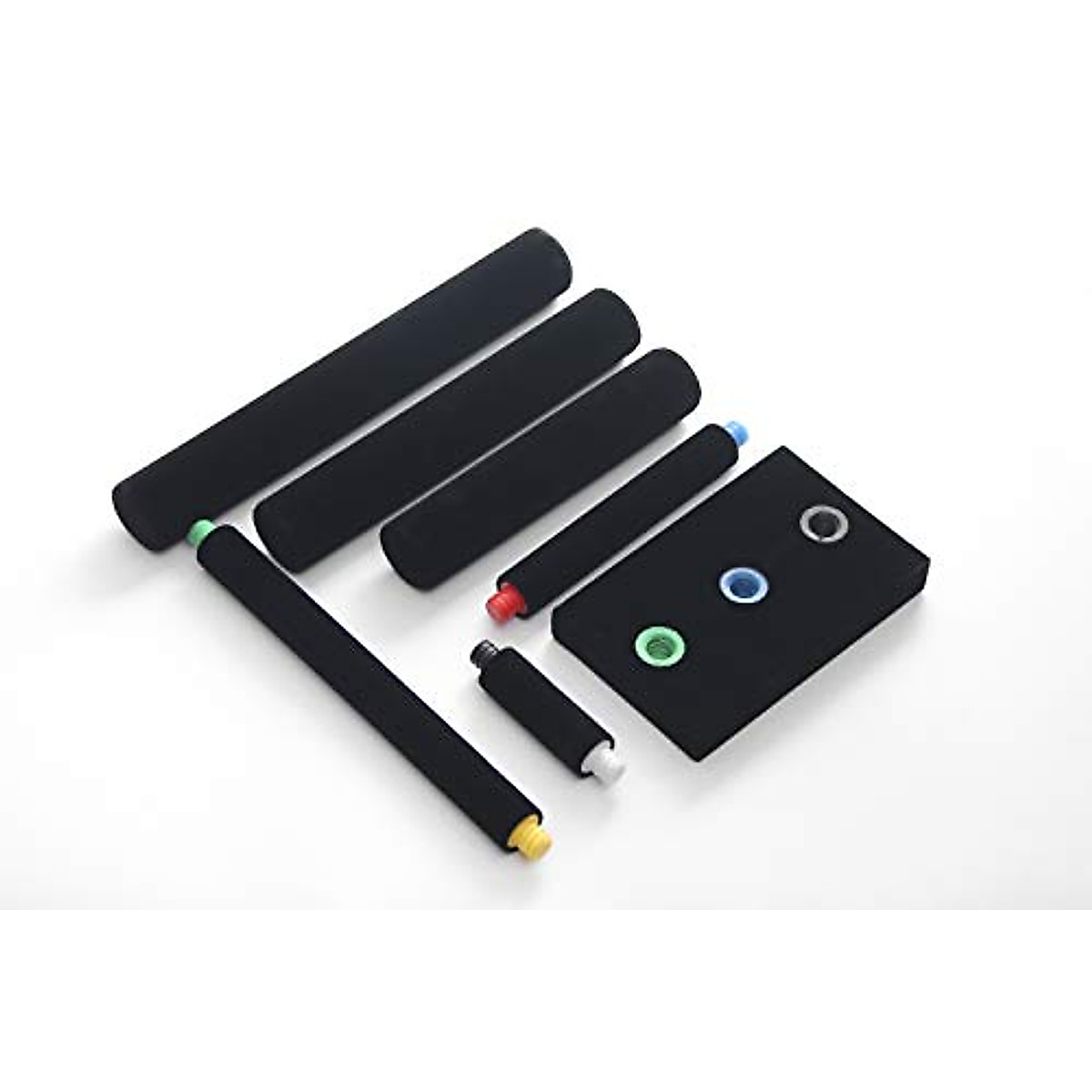 Wuligirl 3 Tier T-Bar Bracelet Jewelry Display Stand Bangle Organizer Storage Holder Velvet Black (3T Bar)