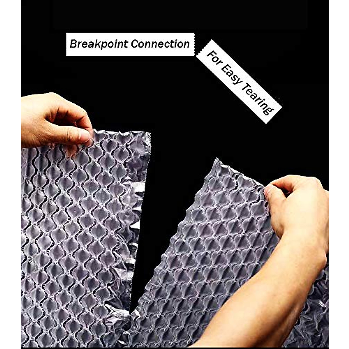 OASD Air Cushion Films 985Ft Length Air Pillow Bubble Bags Film 15.8 Inch Width PE Air Cushion Wrap Machine Film Roll Bubble Bags Film