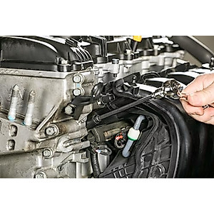 ARES 39007 - Extra Long Metric Hex Bit Socket Set - S2 Bit Provides Greater Torque - Convenient Storage Rail Included - Heat Treated Chrome Vanadium Steel Sockets