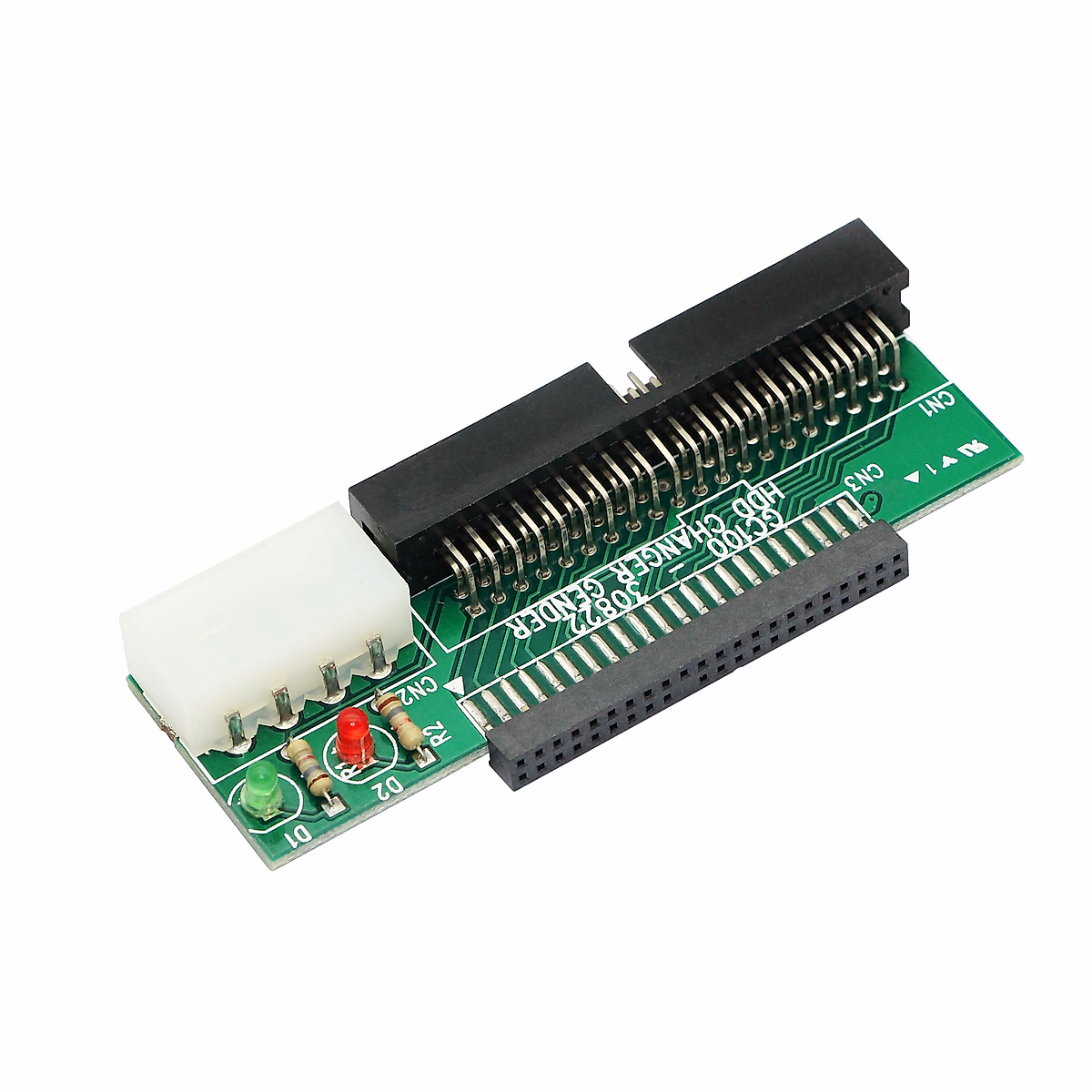 SinLoon 2.5 to 3.5 IDE Adapter,2.5 Inch 44 Pin Hard Disk Drive Laptop IDE to 40 Pin 3.5 Inch Desktop PC PATA Port Converter Card Adapter(IDE 2.5 to 3.5)