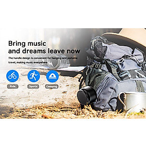 LFS Small Bluetooth Speakers, Portable Wireless Speaker Mini Shower Speaker, 15H Playtime, TWS Pairing, Compact Size, Waterproof Outdoor Speaker for Home, Travel, Beach