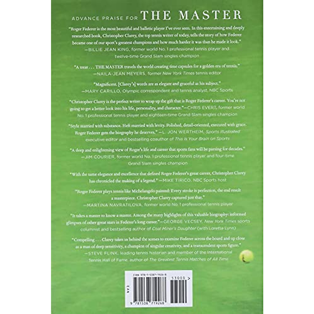 The Master: The Long Run and Beautiful Game of Roger Federer