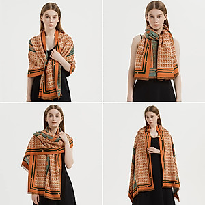 LIFWARM Scarfs for Women Shawls and Wraps for Evening Dresses Pashmina Scarves Blanket Cardigan Cape