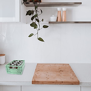 KVZVK 2-Pack Mini Plastic Folding Baskets,Plastic Storage Crate for Office Desk Organizing,Plastic Storage Baskets for Home Kitchen Office Classroom and Bathroom Storage