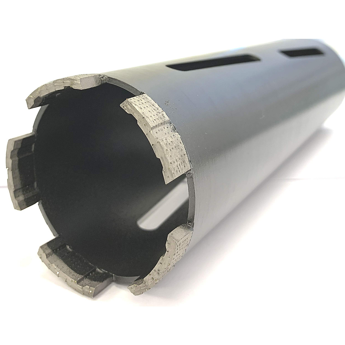 ALSKAR DIAMOND APDB 2-1/2 inch Dry Drill Core Bits with Diamond Aligned Segment for Brick Concrete Masonry 5/8"-11 Threaded (2-1/2")