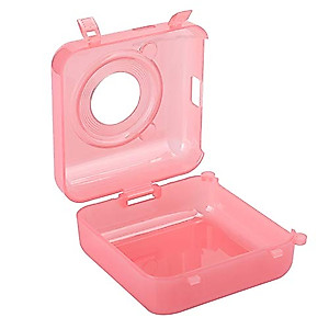 Richer-R Dedicated Protective Case for Peripage, Protective Shell PC for Peripage/Bluetooth Phone Pocket Thermal Sticky Note Barcode Printer, with Portable Rope(Pink)