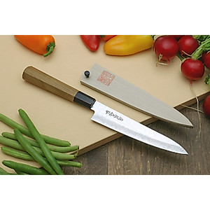 Yoshihiro 46 Layers VG10 Hammered Damascus Petty Japanese Utility Knife Ambrosia Handle (6''(150mm))