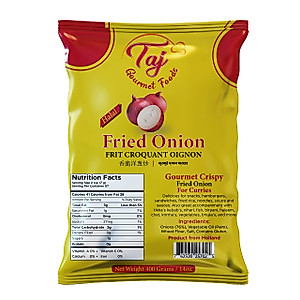 TAJ Crispy Fried Onion 100% Natural | Great for Seasoning Garnishing on Sushi, Green Bean Casseroles | Holland-Netherlands