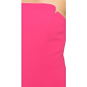 Jill Jill Stuart Women's Fitted Strapless Column Gown, Peony, 12