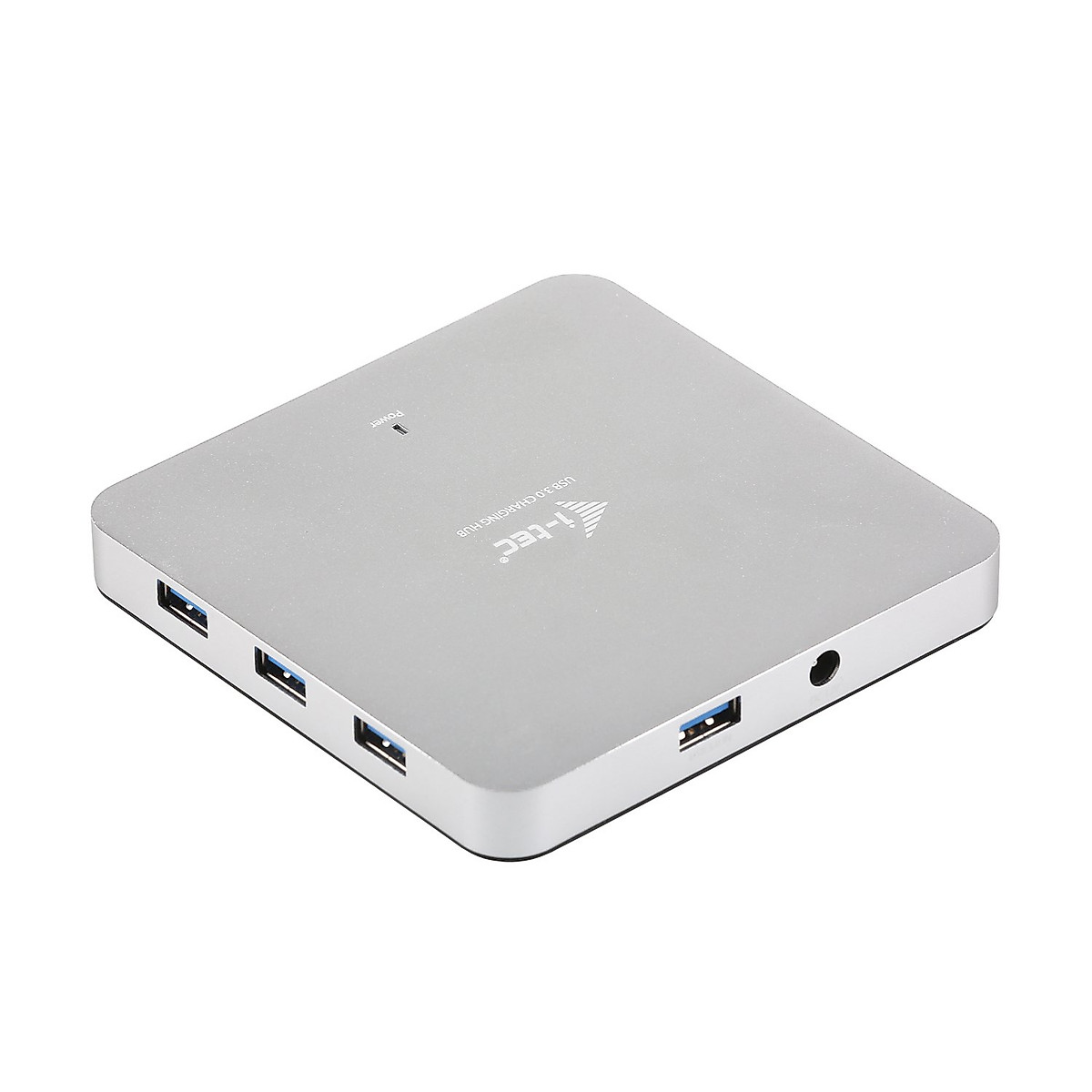 i-tec USB 3.0 10-Port Metal Charging Hub with Power Adapter 10x USB 3.0 Ports for Windows MacOS Linux Android
