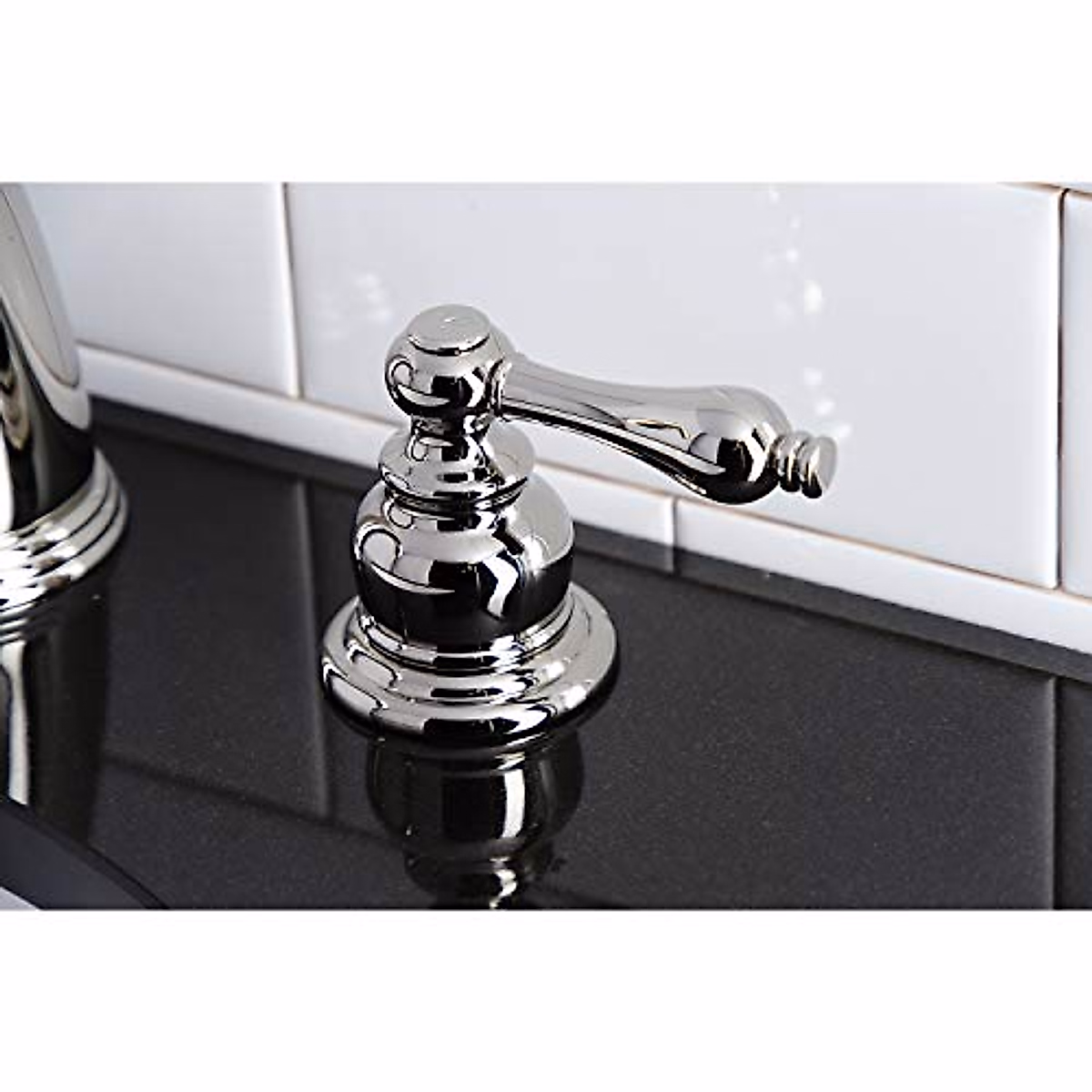 Kingston Brass KB986ALPN Victorian Widespread Bathroom Faucet, 6 x 5.25 x 2.5, Polished Nickel