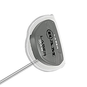 Ram Golf Laser Black Milled Face Mallet Putter - Headcover Included 34"