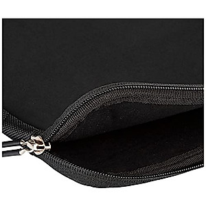 Amazon Basics 11.6-Inch Laptop Sleeve, Protective Case with Zipper - Black