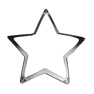 5 PCS Set Stainless Steel Fondant Cake Mold Cookie Cutters (Star)