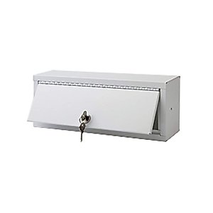 Ketcham Lockable Medicine Box, 13 x 5 in, Clear, LB-3