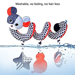 Car Seat Toys For Infants Baby 0-6 Months Newborn Toys, Stroller Toys Accessoire Bebe Toy Take Along Play Activity Spiral Travel Toy Black And White High Contrast Stop Crying Baby Toys For Crib Gift