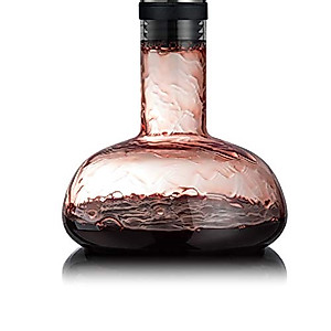 YouYah Wine Decanter Set,Red Wine Carafe with Drying Stand,Cleaning Beads and Aerator Lid,Crystal Glass,Wine Aerator,100% Hand-blown,Wine Gifts for Men (1300ML)