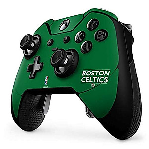 Skinit Decal Gaming Skin Compatible with Xbox One Elite Controller - Officially Licensed NBA Boston Celtics Standard - Green Design