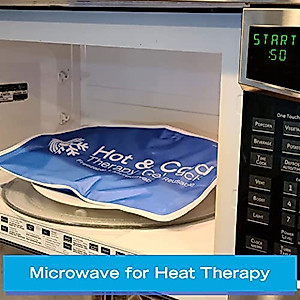 Roscoe Medical Gel Ice Packs Reusable and Cold Packs for Injuries Reusable, Shoulder Ice Pack, Knee Ice Pack, Hot and Cold Pack, Ice Pack for Back, 11 x 14 Inches, Large Ice Pack