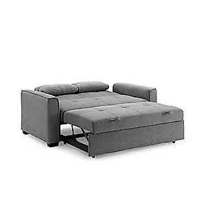 Night & Day Furniture Nantucket Full Light Grey Sofa Sleeper