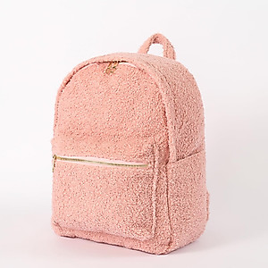 Phlox Collective Nylon Backpack, Fashion Backpack, for Women, Men, and Kids (Nude)