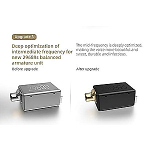 KZ ASX in-Ear Monitors, 10 Balanced Armatures Units per Side Customized HiFi IEM Wired Earphones/Earbuds/Headphones with Detachable Cable 2Pin for Musician Audiophile (White, with MIC)