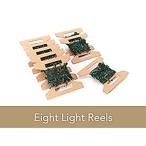 Covermates Keepsakes Christmas Light Storage Box - Carrying Handles, Sturdy Interior Walls - Holiday Storage-Red Snowflake