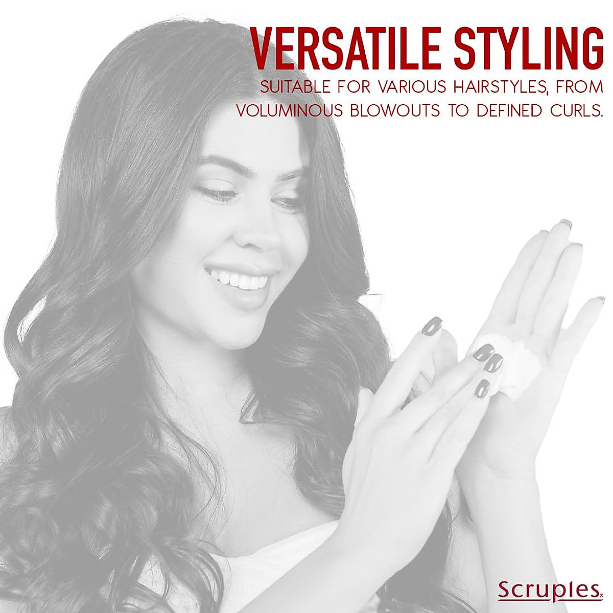 Scruples Creme Parfait Volumizing Foam - Rich & Weightless Styling Foam for Ultimate Smoothing Control, Hydration and Frizz-Free Hold - Alcohol-Free Volume Hair Mousse for Fine to Thick Hair (8.5 oz)