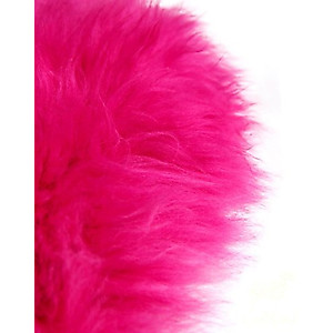 Lambland Genuine British Sheepskin Rug Hot Pink