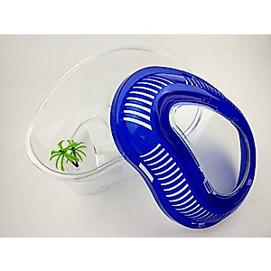 OMEM Portable Reptile House Terrarium Habitat Clear and Breathable (Medium)