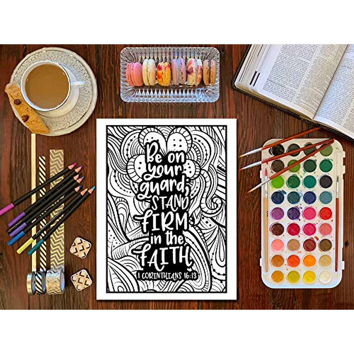 Bible Verse Coloring Book for Girls