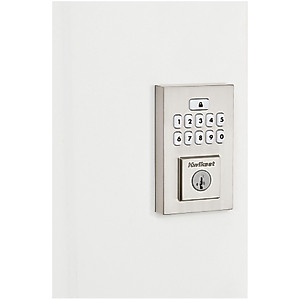 Kwikset 9260CNT-26S Contemporary SmartCode Keypad Electronic Deadbolt SmartKey Bright Chrome Finish