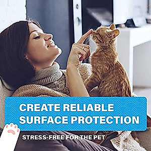 Cat Anti Scratch Furniture/Couch Protector from Cats Scratching - Couch Scratch Protector - Cat Training Tape - Scratch Guard