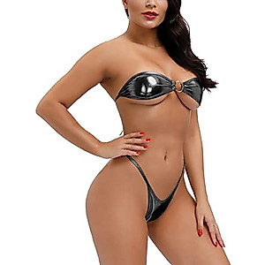 Yevin 2 Pieces Micro Bikini Extreme for Women Sexy Mini Microkini Swimwear