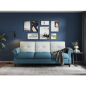 Meeyar Couches for Living Room,83'' Width Comfy Sofa 3 Seater Sofa for Living Room 3 Seater Comfy Couch Room Couch