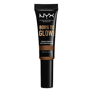 NYX PROFESSIONAL MAKEUP Born To Glow Radiant Concealer, Medium Coverage - Mocha