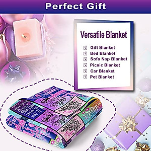 Lviliss Granddaughter Gifts from Grandma, Gifts for Granddaughter, to My Granddaughter Throw Blanket 50"x60", Granddaughter Blanket from Grandma, Granddaughter Gifts for Birthday Graduation Christmas