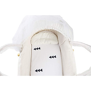 100% Jersey Cotton Bassinet Sheet Set 4 Pack(2 Waterproof Bassinet Sheet and 2 Bassinet Sheet)