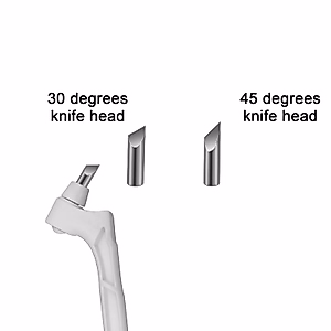 Clzemo Craft Cutting Tools Set of 3, 360 Degree Rotating Blade Craft Knife Specialty Cutting Tools, 4 Pieces of Steel Replacement Cutting Blade Precision Art Knife Cutter Handheld Art Pen for Craft