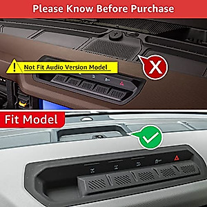 Ecarzo Phone Holder Mount for 2021 2022 2023 Ford Bronco Center Console Dash Storage Tray Cell Phone Stand Sunglass Holder Accessories