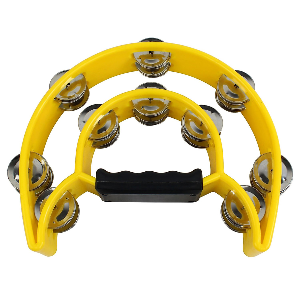 YMC Half Moon Tambourine Double Cutaway TAM20-YW -Yellow