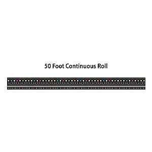 Teacher Created Resources Straight Rolled Trim Border/Trimmer Set, Multicolor, 8947