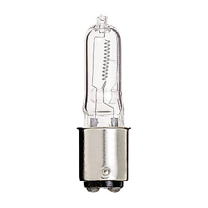 KOR (Pack of 10) Q75CL/DC - 120-Volt - Halogen JD Type T4 - BA15D - DC Bayonet Base - 75-Watt - Clear Light Bulbs
