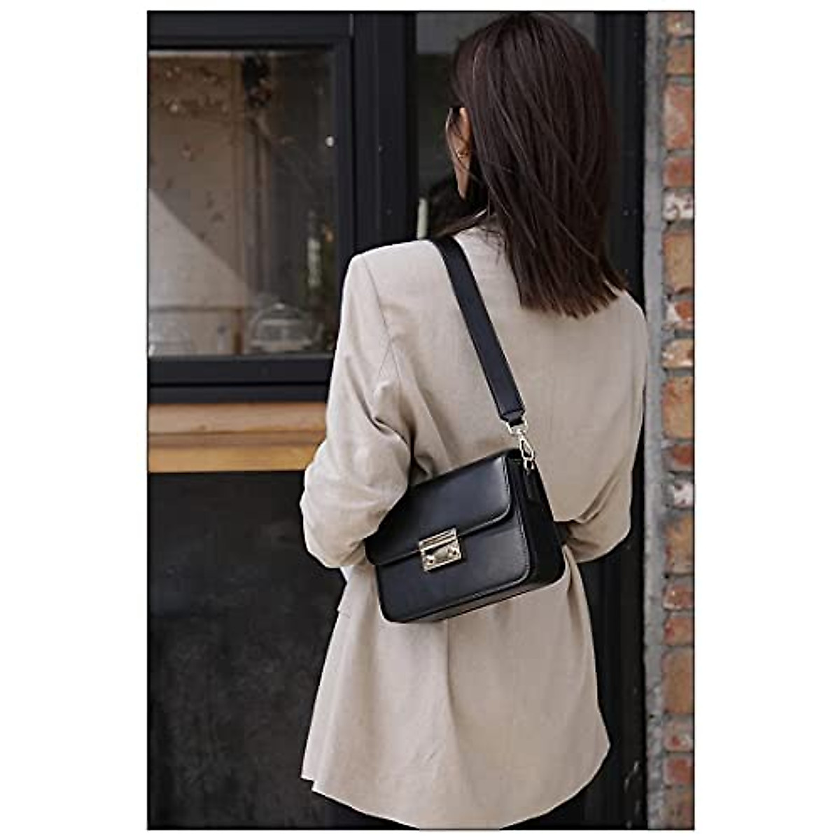 Kingten Women Leather Crossbody Bag Small Crossbody Purse Clutch Purse Crossbody Handbag